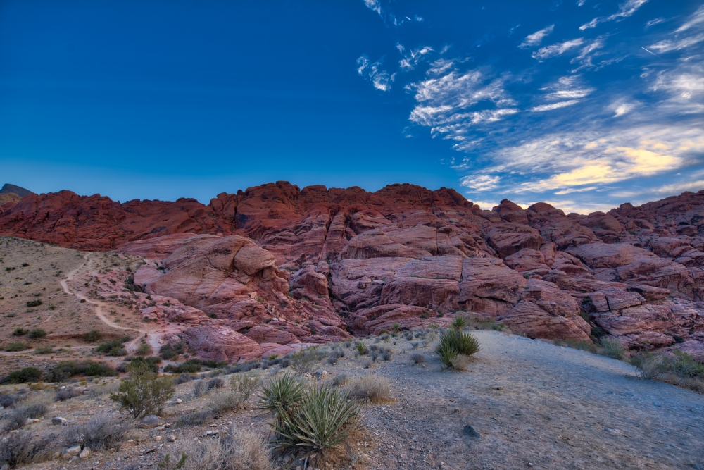 black white photograph red rock canyon mojave desert nevada - Classroom ...