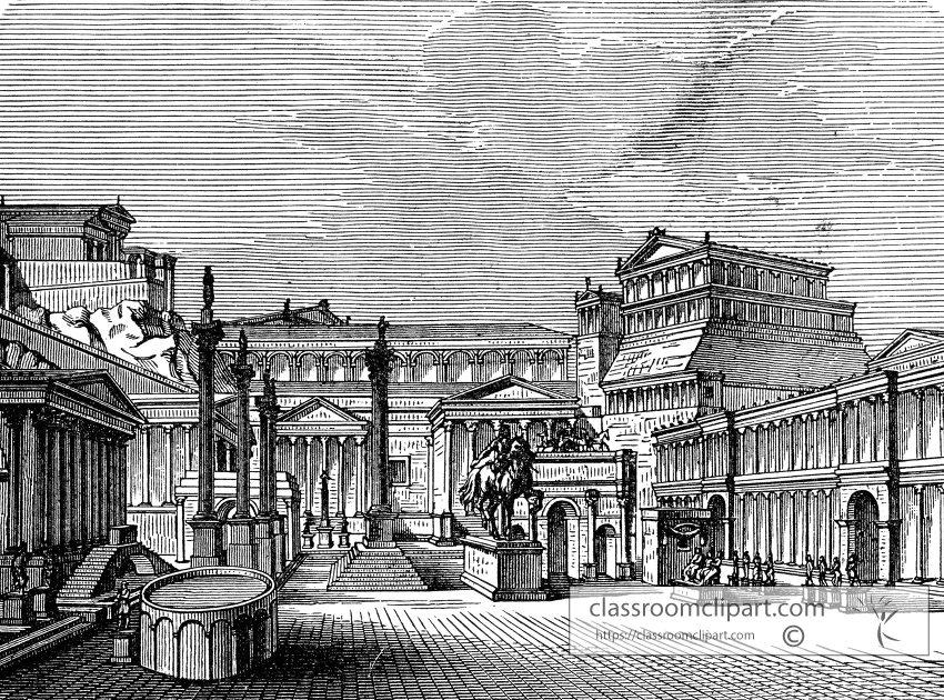 roman forum - Classroom Clip Art