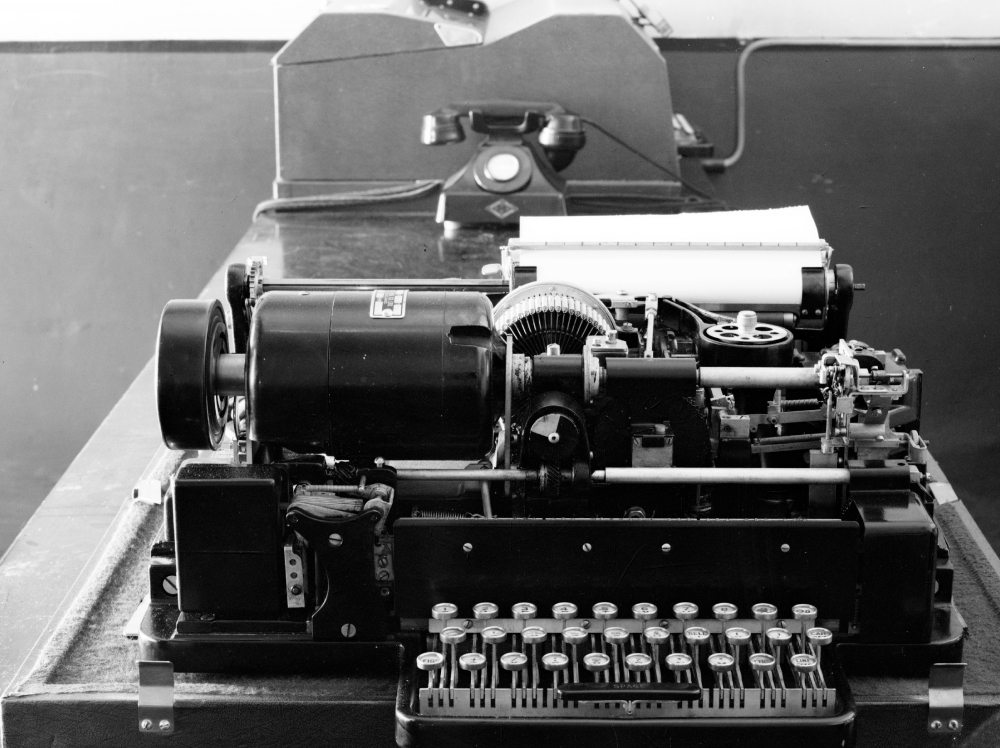 Teleprinter June 1938 - Classroom Clip Art