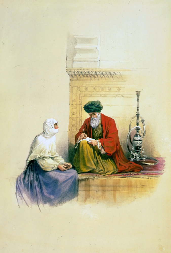 The letter writer Cairo - Classroom Clip Art