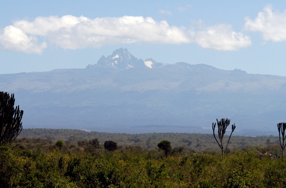 View of Mt. Kenya - Classroom Clip Art
