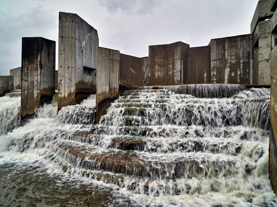 View of Stepping Stone Falls in Genesee Michigan - Classroom Clip Art