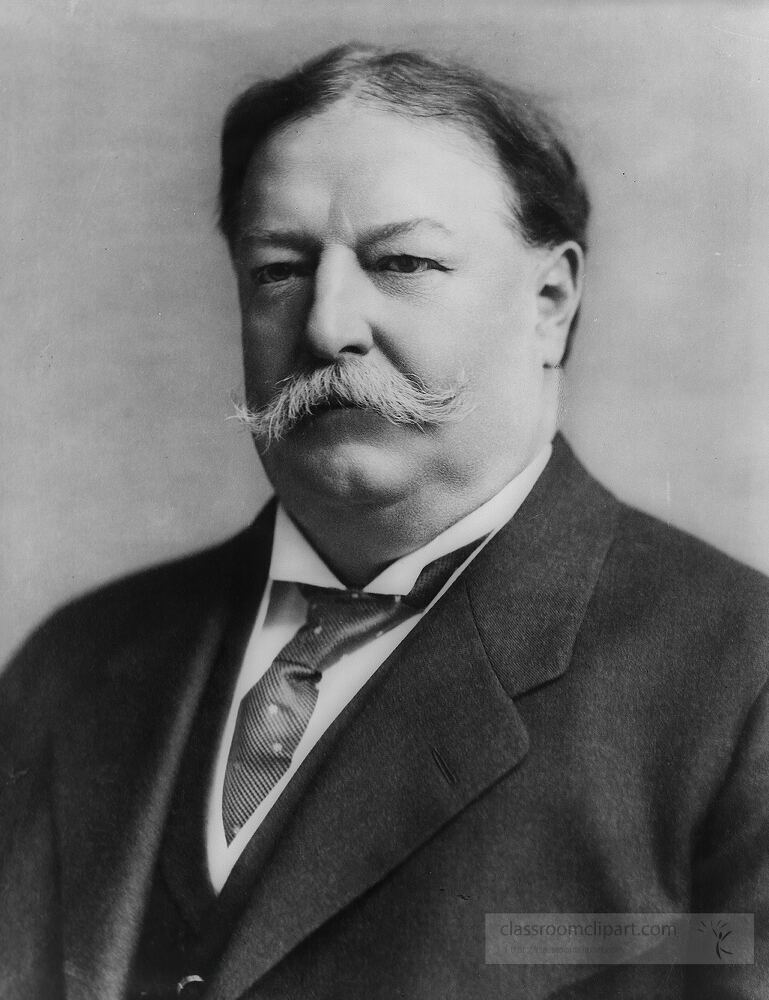 William H. Taft Portrait - Classroom Clip Art