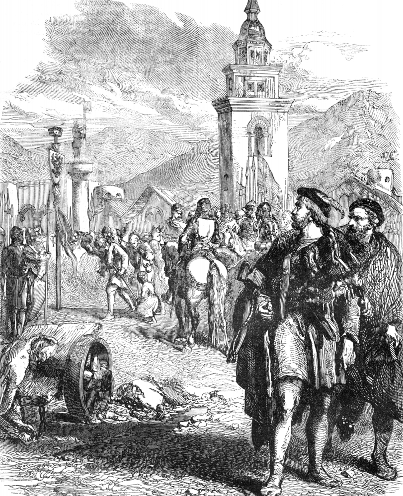 william tell historical illustration - Classroom Clip Art