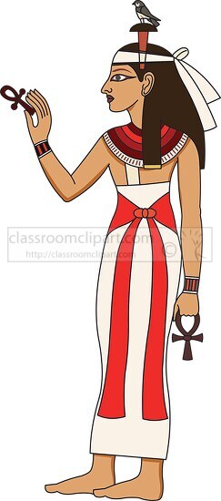 ancient egyptian god nephthys clipart - Classroom Clip Art
