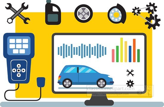 auto-diagnostics-clipart - Classroom Clip Art