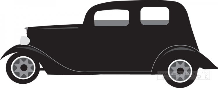 black ford model t automobile clipart - Classroom Clip Art