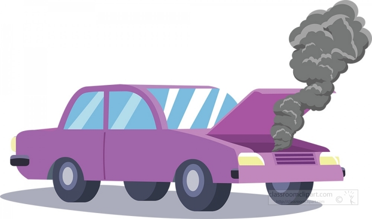 break_down_car_clipart - Classroom Clip Art