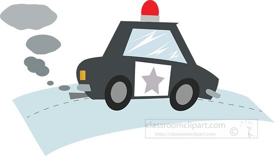 Safety Clipart-police cruiser patrol car transportation clipart
