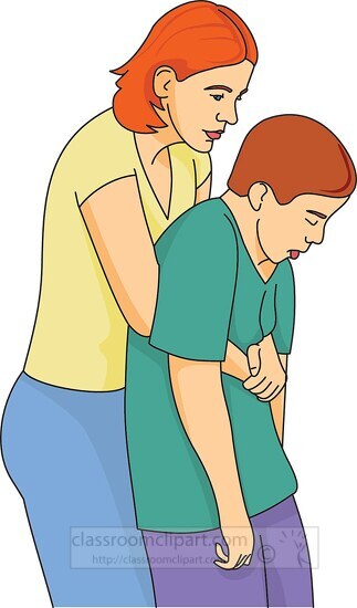 choking first aid clipart - Classroom Clip Art
