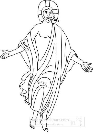christian religion black outline clipart 20 - Classroom Clip Art
