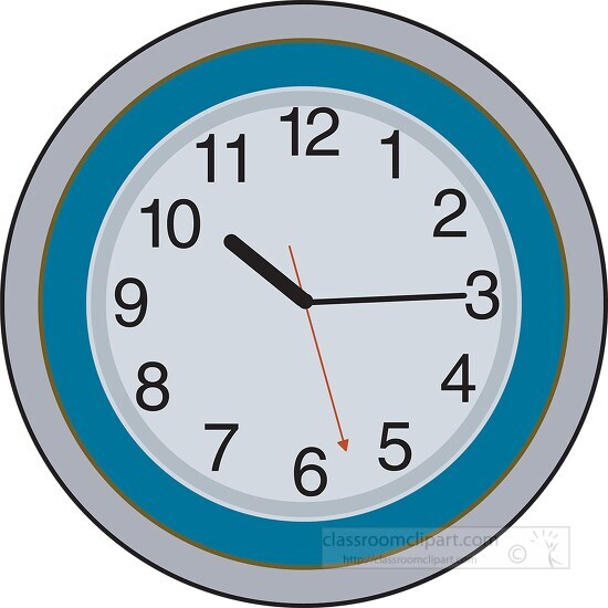 clock 125 - Classroom Clip Art
