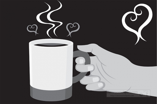 coffee-cup-in-hand-clipart - Classroom Clip Art
