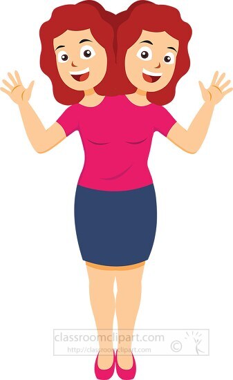 conjoined twins clipart - Classroom Clip Art