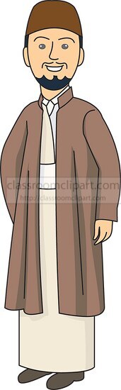 costume man israel - Classroom Clip Art
