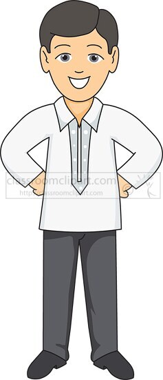 Culture and Multicultural Clipart-cultural costume man philipines