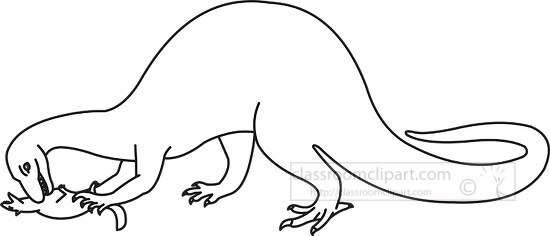 dinosaur black outline clipart 34 - Classroom Clip Art