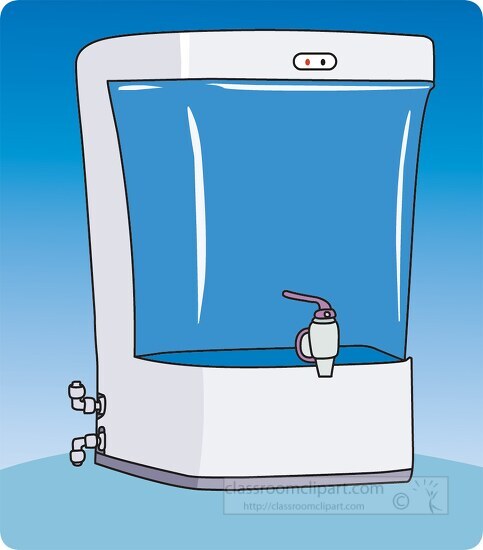 filtered water dispenser - Classroom Clip Art