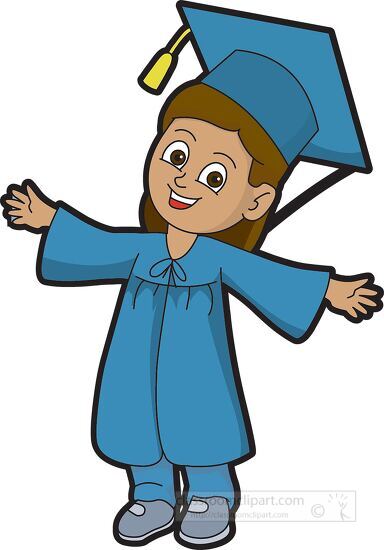 graduation_10b.eps - Classroom Clip Art