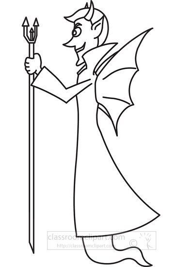 girl devil costume halloween - Classroom Clip Art