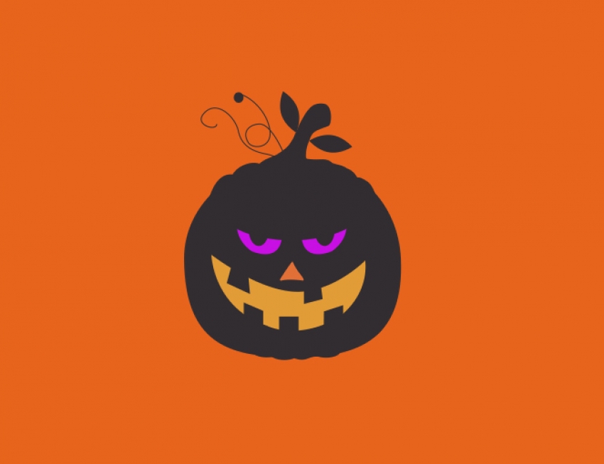 halloween pumpkin scary eyes animated clipart - Classroom Clip Art