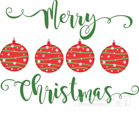 merry christmas texts 2 - Classroom Clip Art