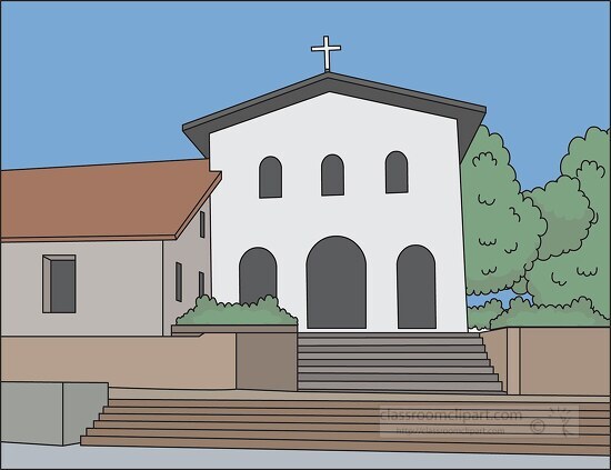 California State Clipart - mission san luis obispo de tolosa founded in ...