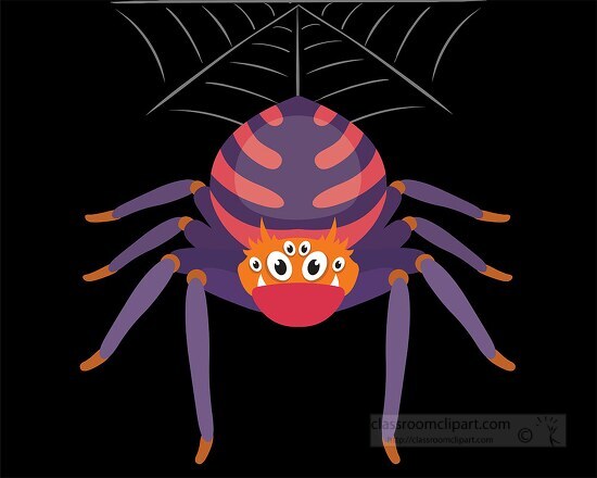 spiders golden garden - Classroom Clip Art