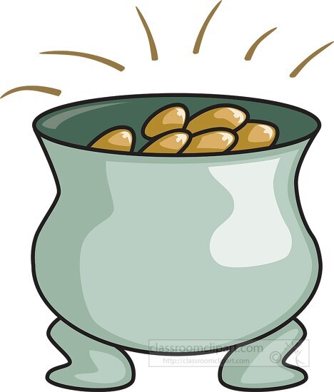 pot of gold 100 - Classroom Clip Art