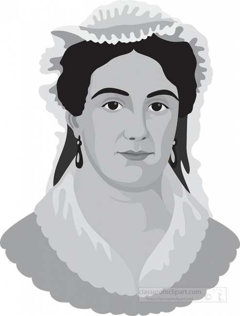 Free rachel jackson 1825 gray color clipart - Classroom Clipart