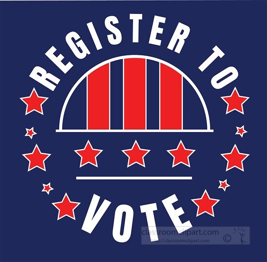 register to vote square clipart - Classroom Clip Art