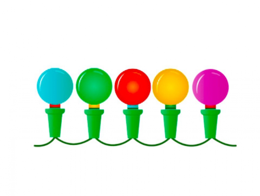 round flashing christmas lights animated clipart - Classroom Clip Art