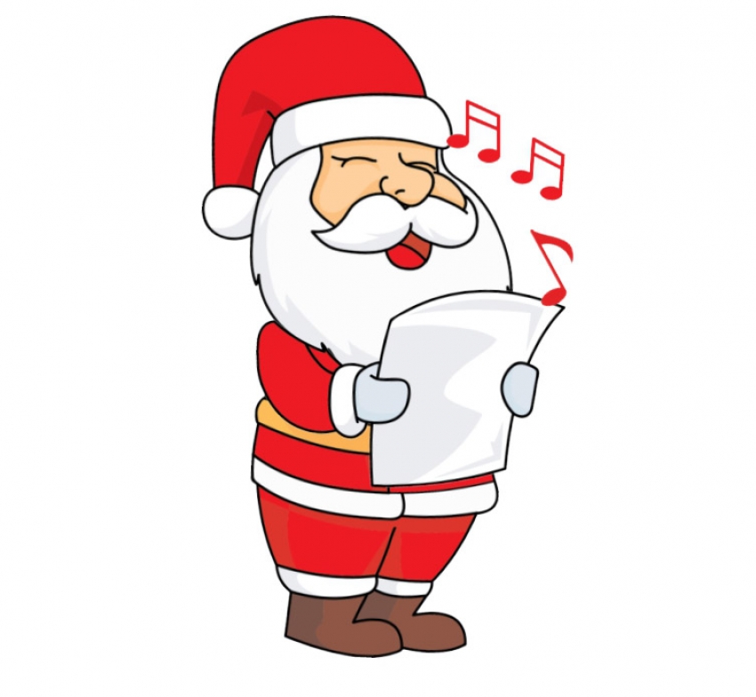 santa singing animation - Classroom Clip Art