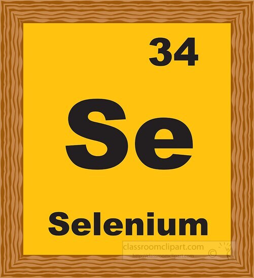 selenium periodic chart clipart - Classroom Clip Art