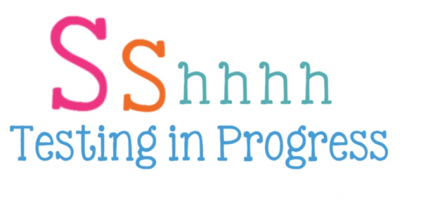 shhhh testing in progress - Classroom Clip Art