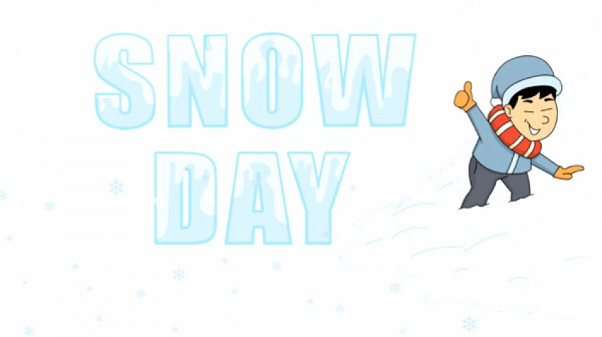 snow day playing in the snow animated clipart - Classroom Clip Art