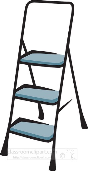 step ladder 153 - Classroom Clip Art