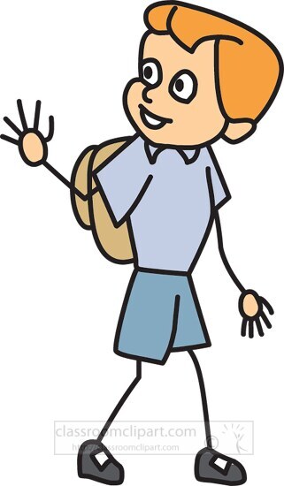 stick student - Classroom Clip Art