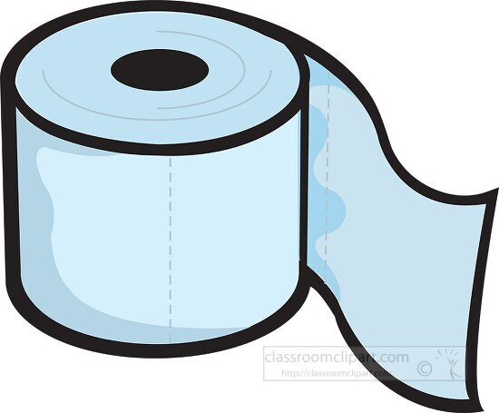toilet paper 0186 - Classroom Clip Art
