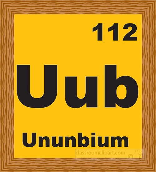 ununbium periodic chart clipart - Classroom Clip Art