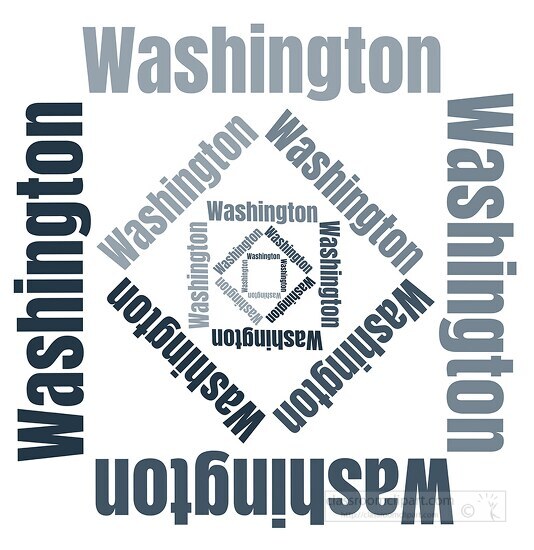 washington state license plate with motto clipart - Classroom Clipart
