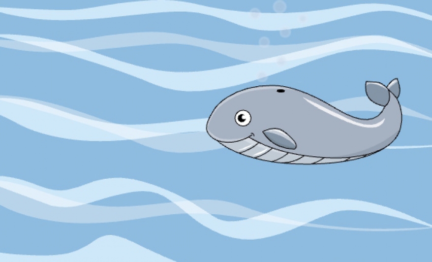 whale animation - Classroom Clip Art