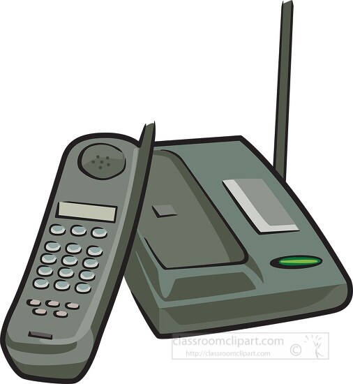 wireless phone 122 - Classroom Clip Art