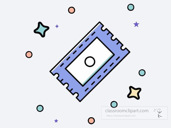 Animated Clipart-event ticket animated gif