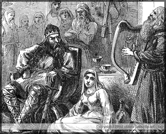 Illustrations Clipart Photo Image - welsh_bard_67aw - Classroom Clipart